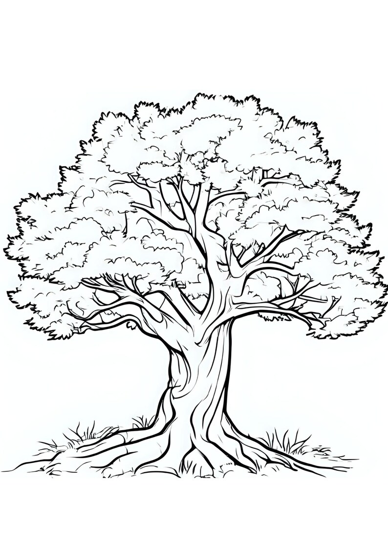 Custom Family Tree Art Print: Personalized Ancestry Chart (digital ...