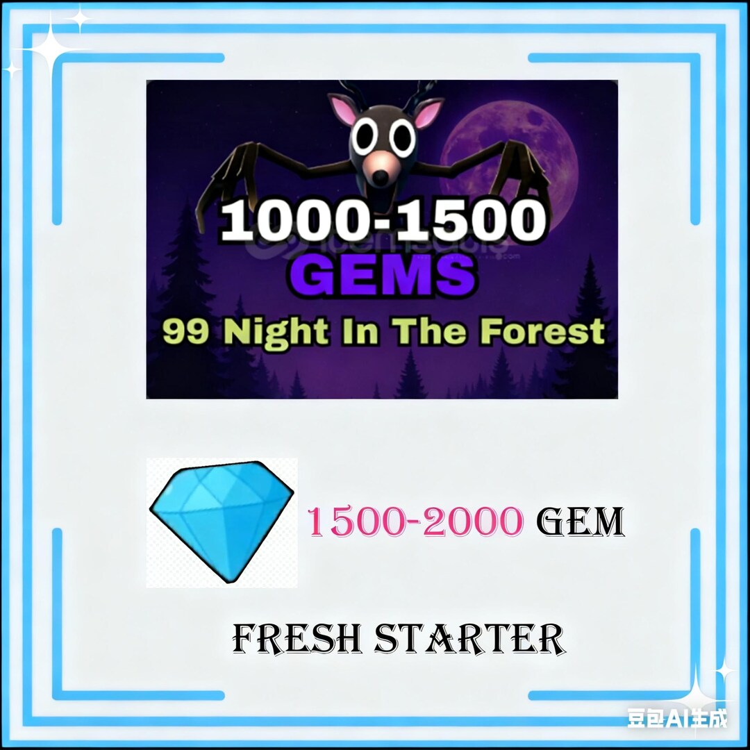 99 Nights in the Forest Account L Roblox L 1500-2000 Gem L Fresh ...