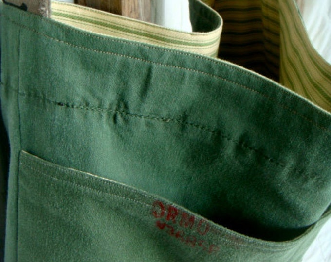 DRMO Reconstructed Vintage Military Sack Messenger Bag - Etsy