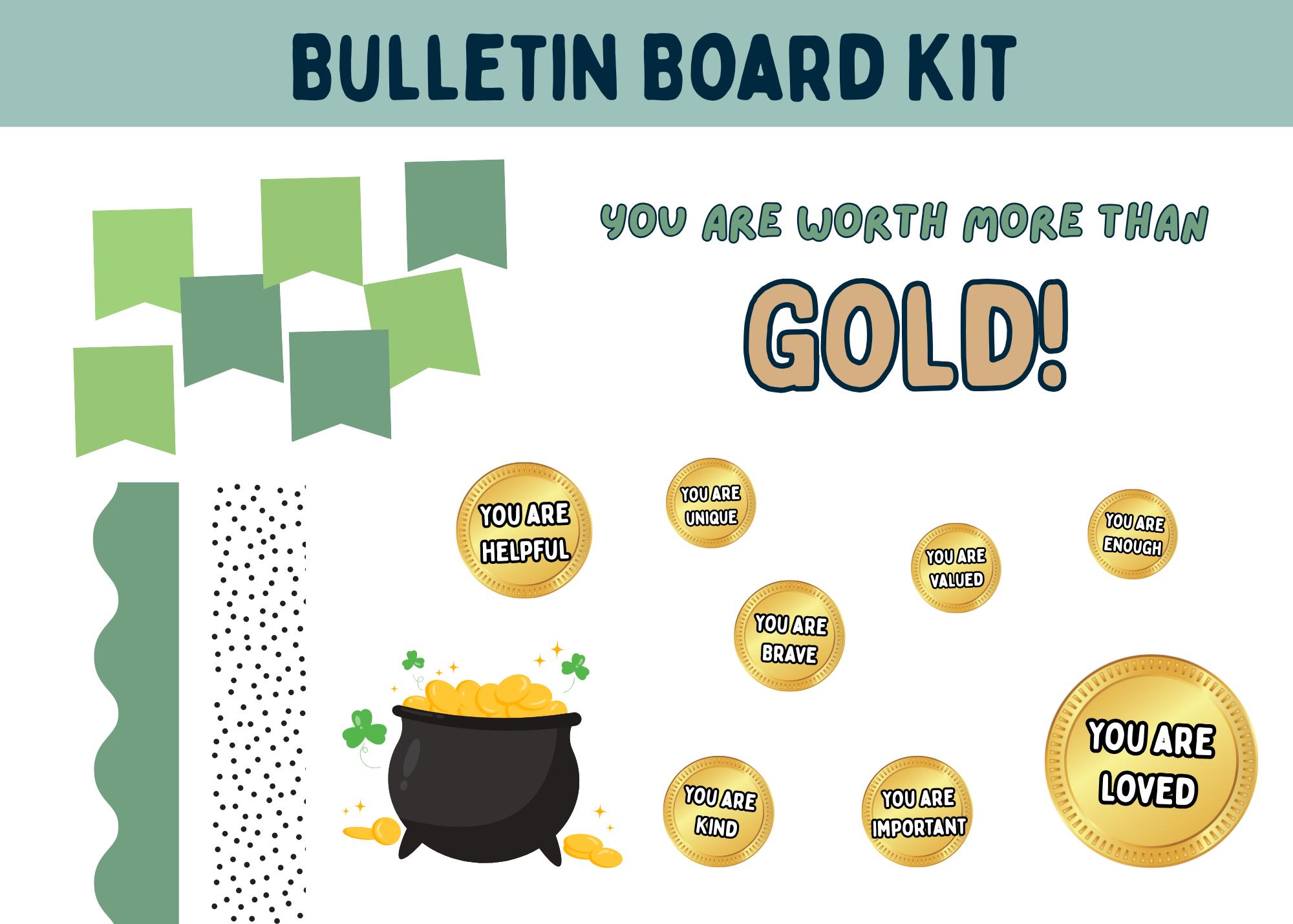 SEL Affirmations St Patricks Day March Classroom Display Elementary ...