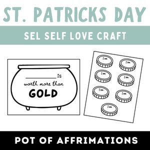 No Prep St. Patricks Day Party Craft | St. Patrick’s Day SEL Activity ...