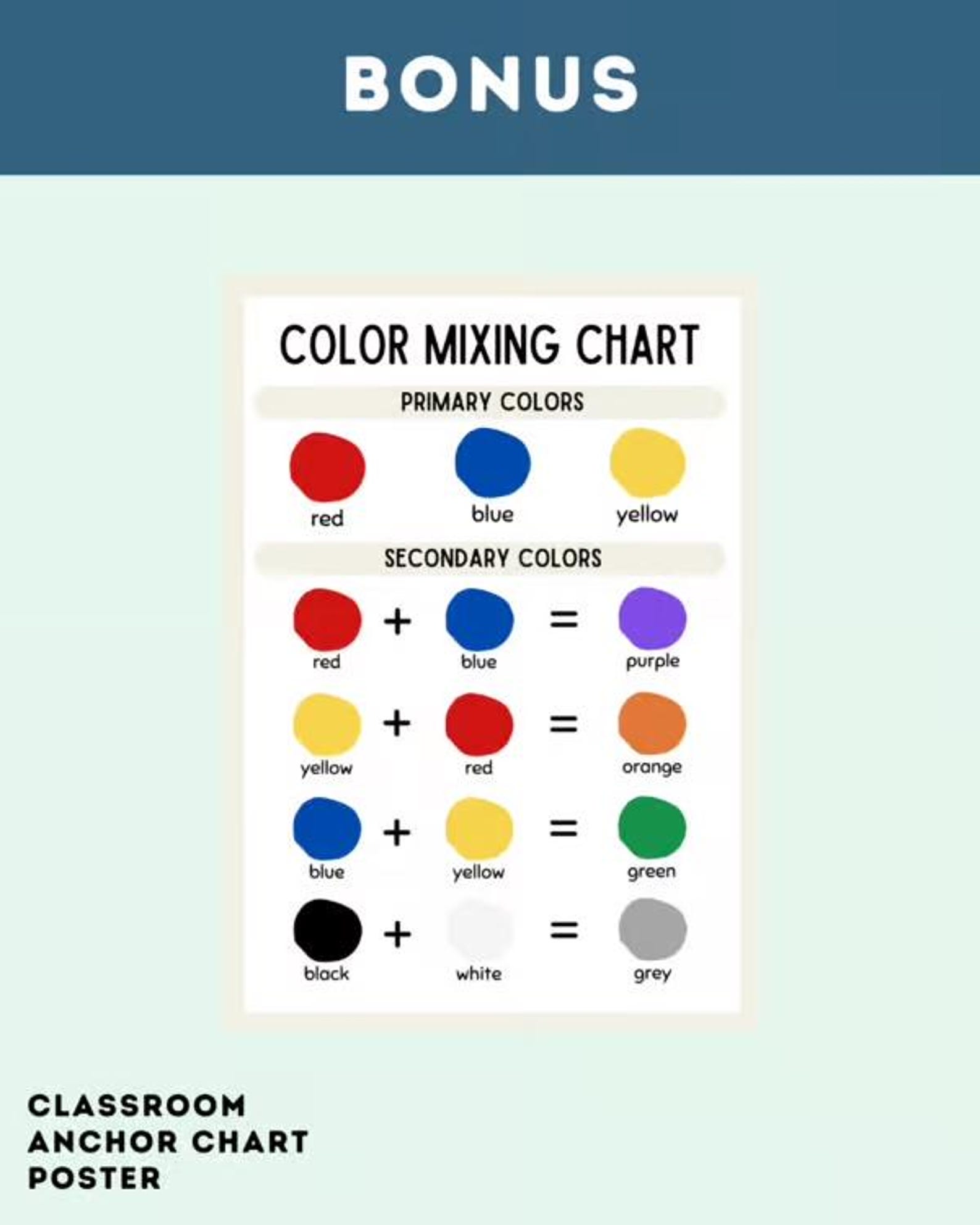 Color Theory Lessons Worksheets | Color Mixing Blending Skill Builders ...