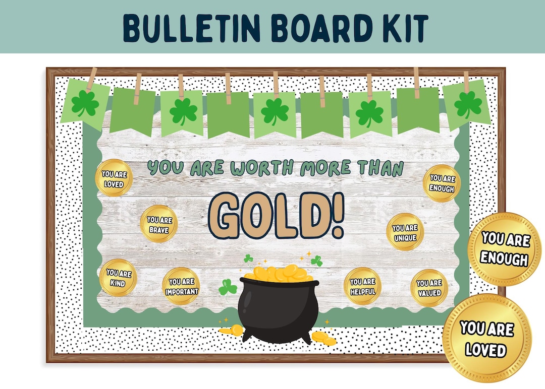 SEL Affirmations St Patricks Day March Classroom Display Elementary ...