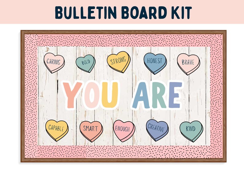 Valentine’s Day Bulletin Board | You Are Loved Classroom Decor | SEL ...