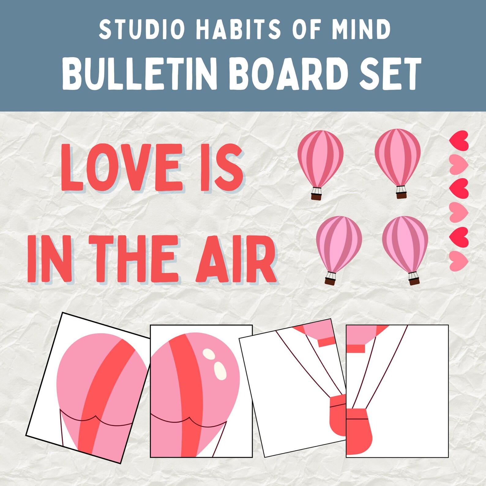 Love is in the Air Bulletin Board | Valentine’s Day Classroom Decor ...