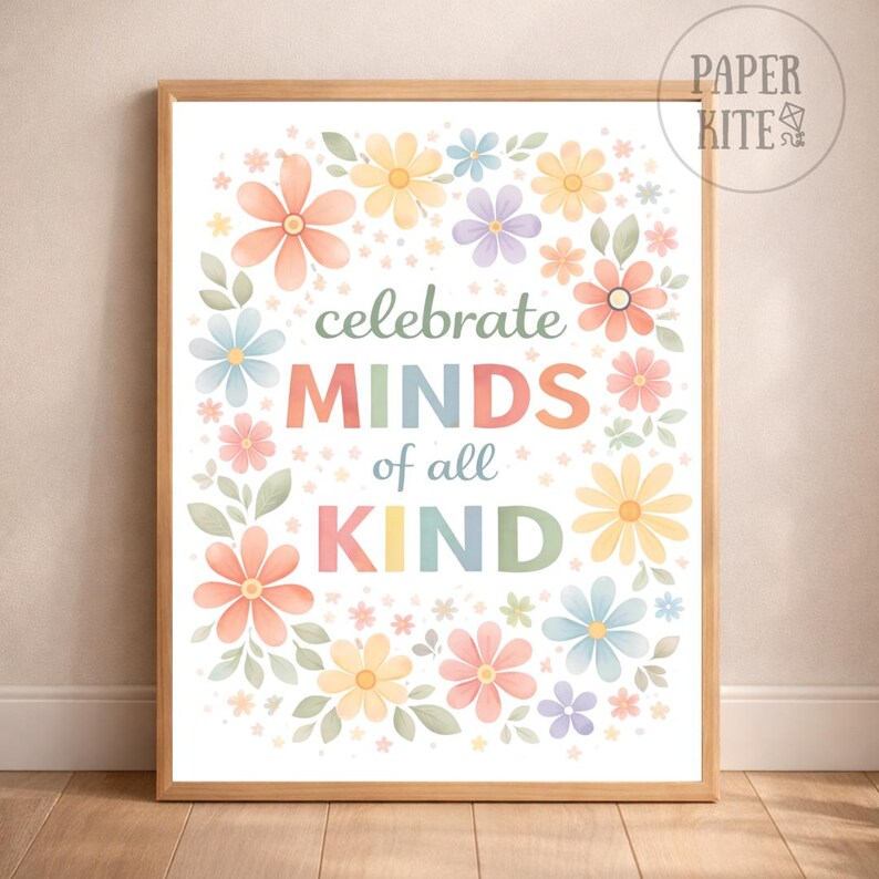 Celebrate Minds of All Kinds Poster Neurodiversity Inclusion SEL ...