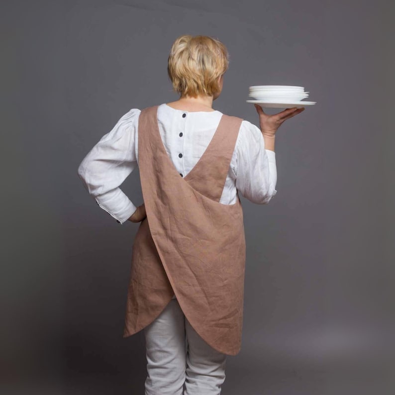 Japanese Cross Back Apron Pattern: Beginners Friendly Apron PDF (S-M-L ...