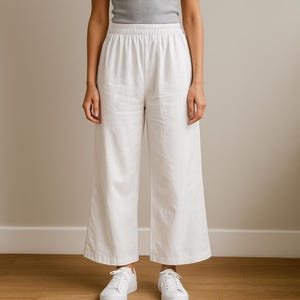 Wide Leg Pants Sewing Pattern: Beginner-friendly PDF With Pockets - Etsy