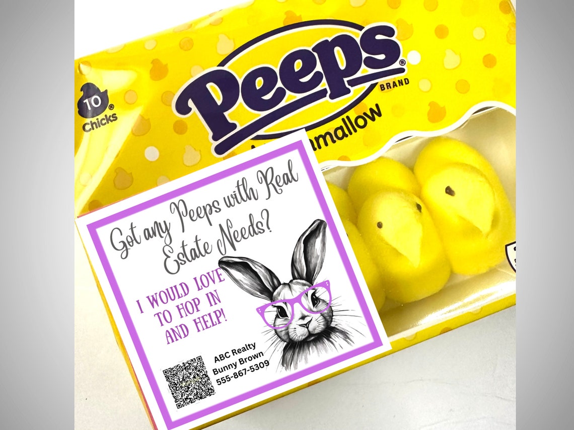 Easter Real Estate Pop by Know Any Peeps With Real Estate Needs Realtor ...