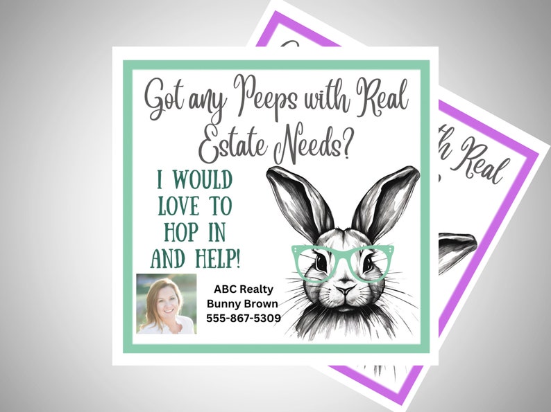 Easter Real Estate Pop by Know Any Peeps With Real Estate Needs Realtor ...