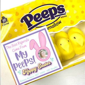 Easter Real Estate Pop by | the Best Referrals Come From My PEEPS ...