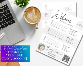 Open House Sign in Sheet Printable, Digital Download, Simple Client ...