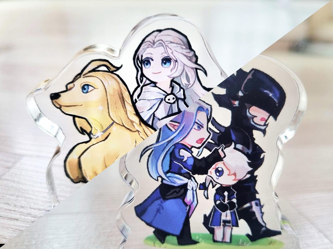 FFXIV Thick Acrylic Standees (venat/ Estenien,ysale,alphi) - Etsy