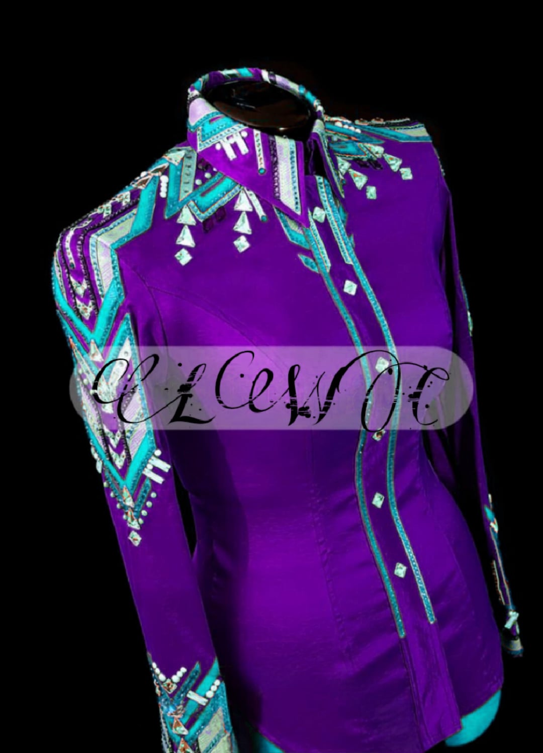 Western Show Shirt, Rodeo Queen Apparel, Horsemanship Clothes - Etsy