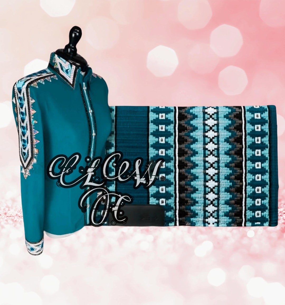 Rodeo Queen Show Shirt & Pad Set: Western Horsemanship Apparel - Etsy