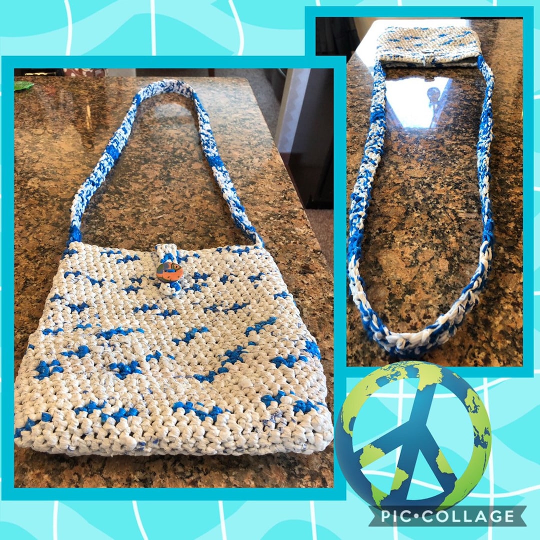 Plarn Crossbody Purse - Etsy