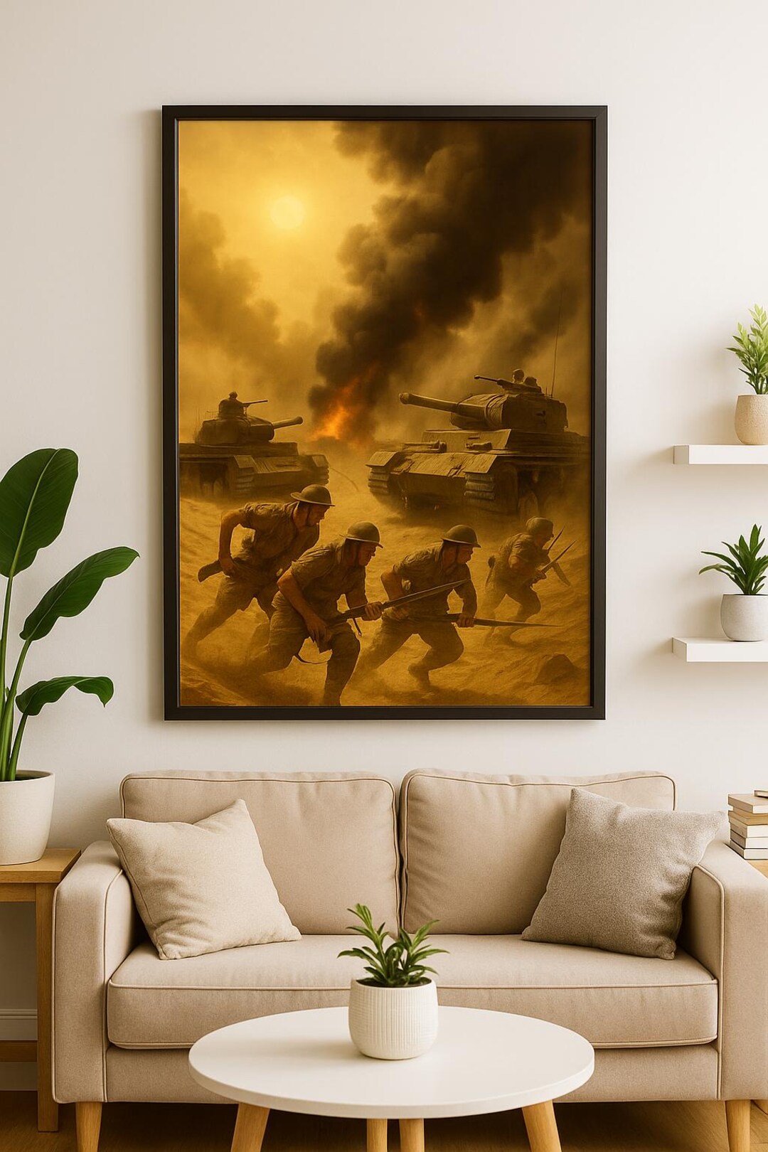 Battle of El Alamein WWII Poster – Historic Desert War Art Print ...