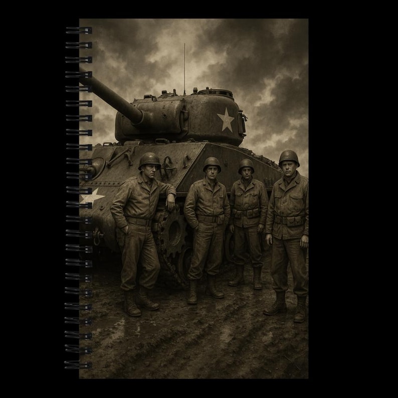Sherman Tank Crew Log Notebook – WWII Armored Division Journal - Etsy