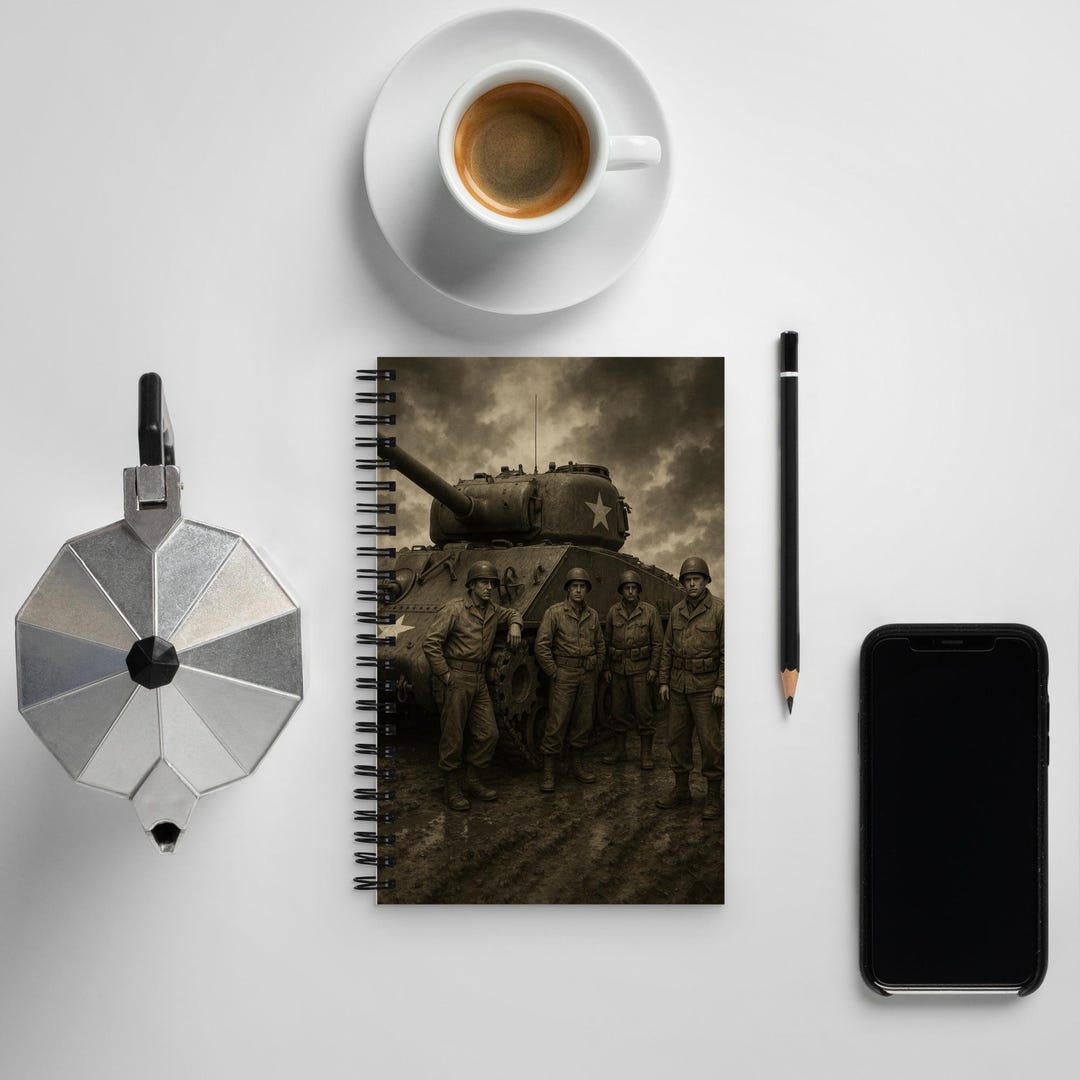 Sherman Tank Crew Log Notebook – WWII Armored Division Journal - Etsy