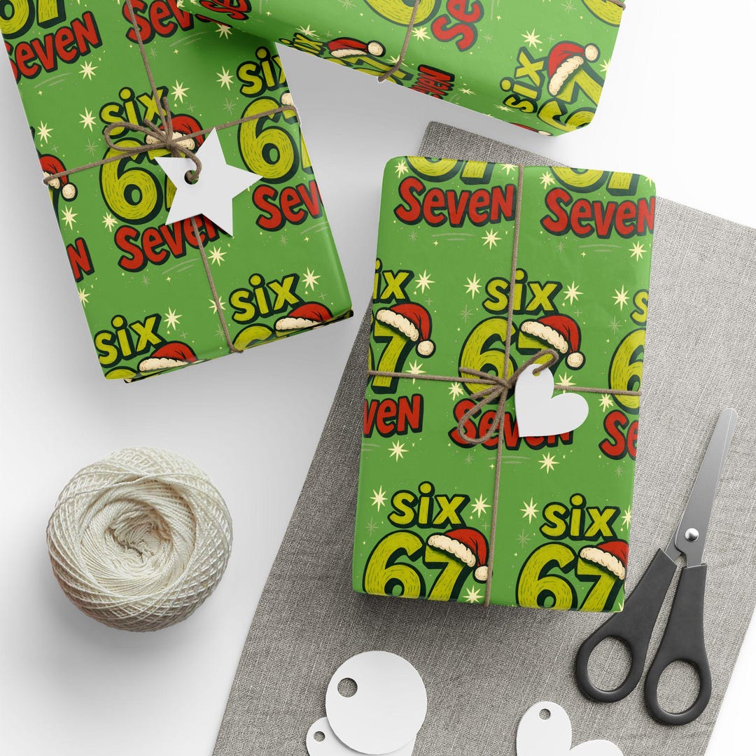 67 Wrapping Paper Rolls 67 Christmas Gift Wrap | Funny Holiday Gift ...