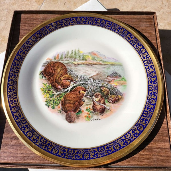 Lenox Boehm Woodland Wildlife Plate - Etsy