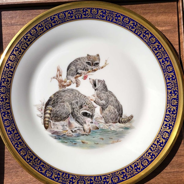 Lenox Boehm Woodland Wildlife Plate - Etsy