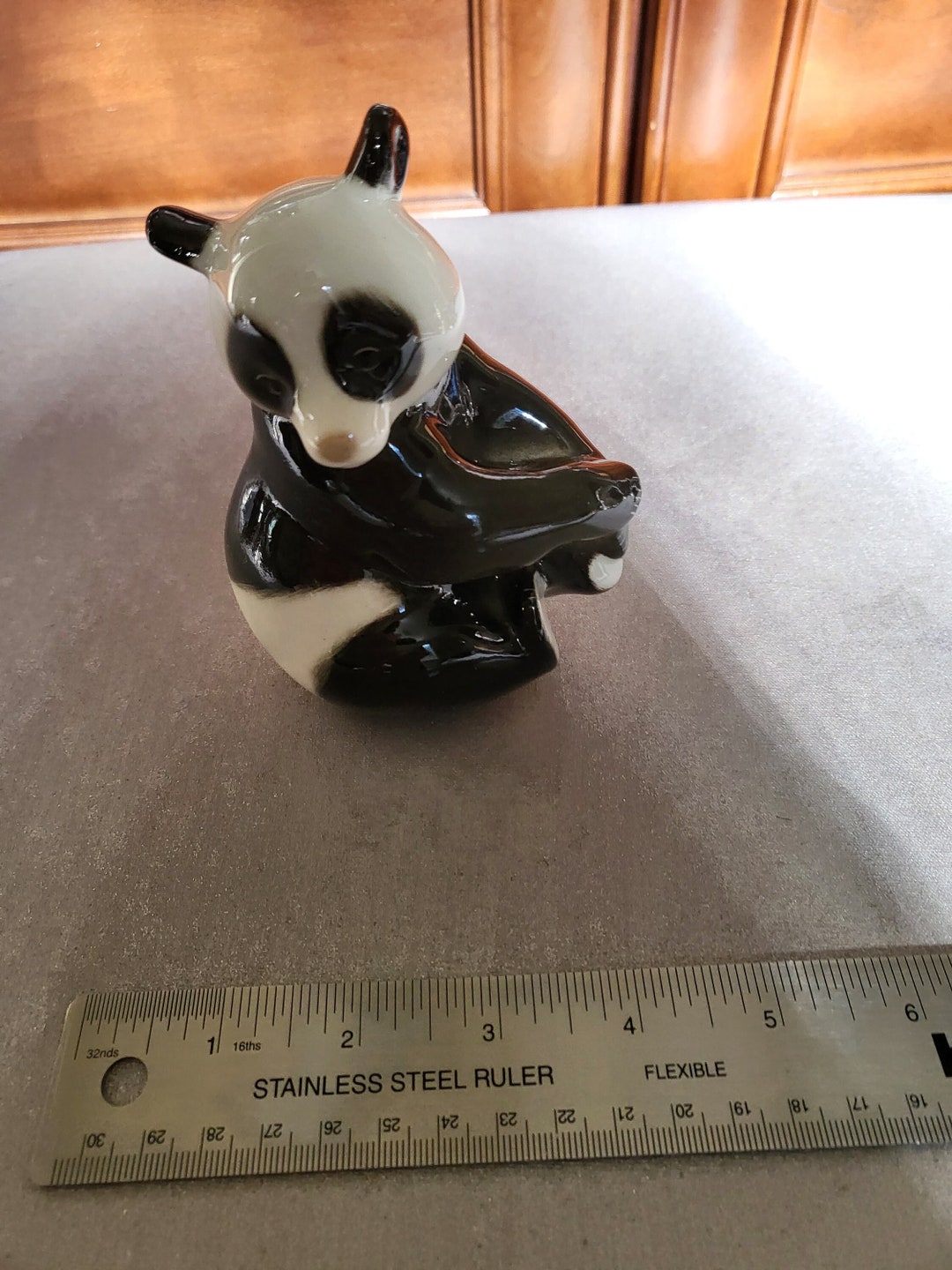 Lomonosov Porcelain Panda Figurine, Hand-painted Russian Animal ...
