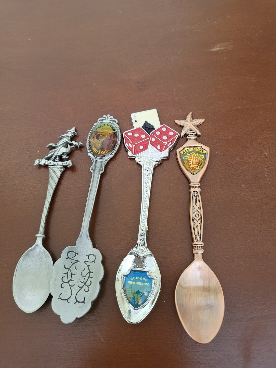 Vintage Souvenir Spoons: Genuine Pewter Salem Massachusetts Witch Spoon ...
