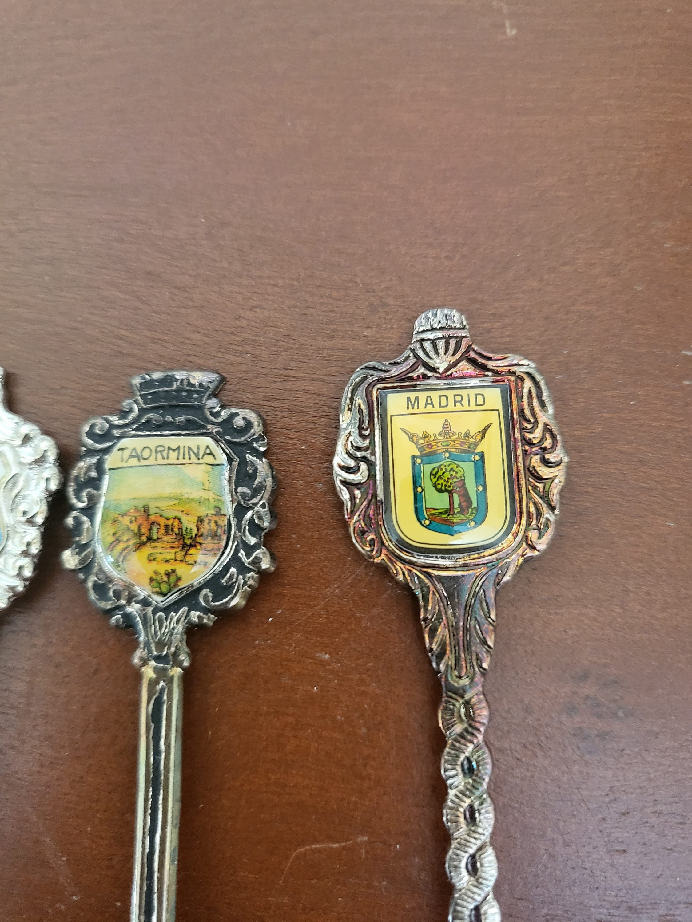 Vintage Souvenir Spoons Collectible Set of 4 Spoons: Cote - Etsy