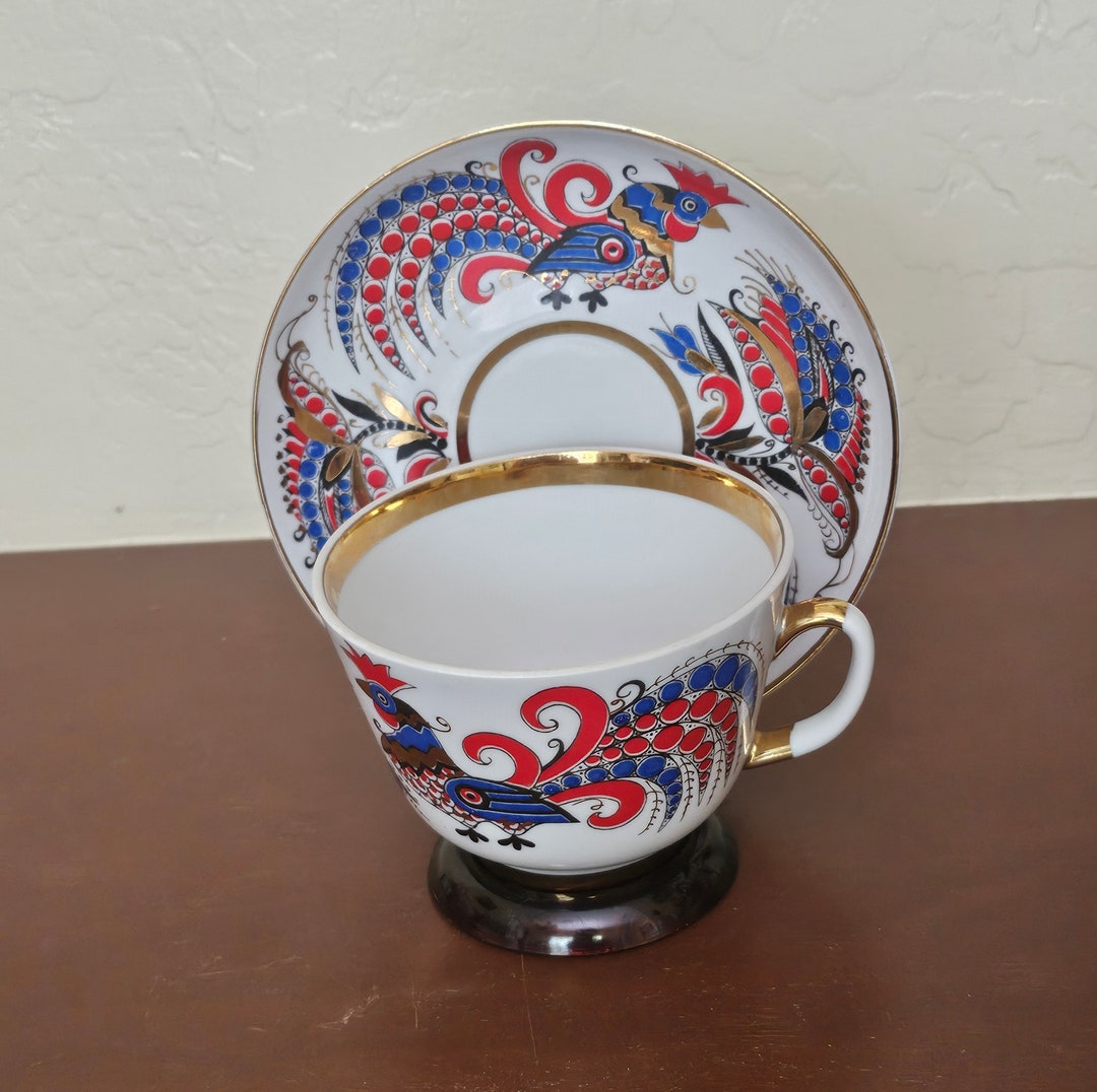 Vintage Saint Petersburg Lomonosov Imperial Porcelain Factory Teacup ...