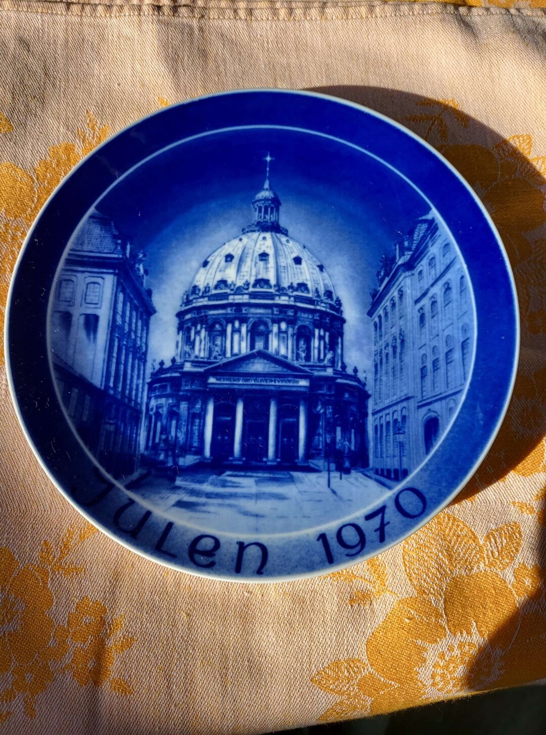 Kirke Platten Julen Christmas Plate Marmorkirken Danmark 1970 Germany ...