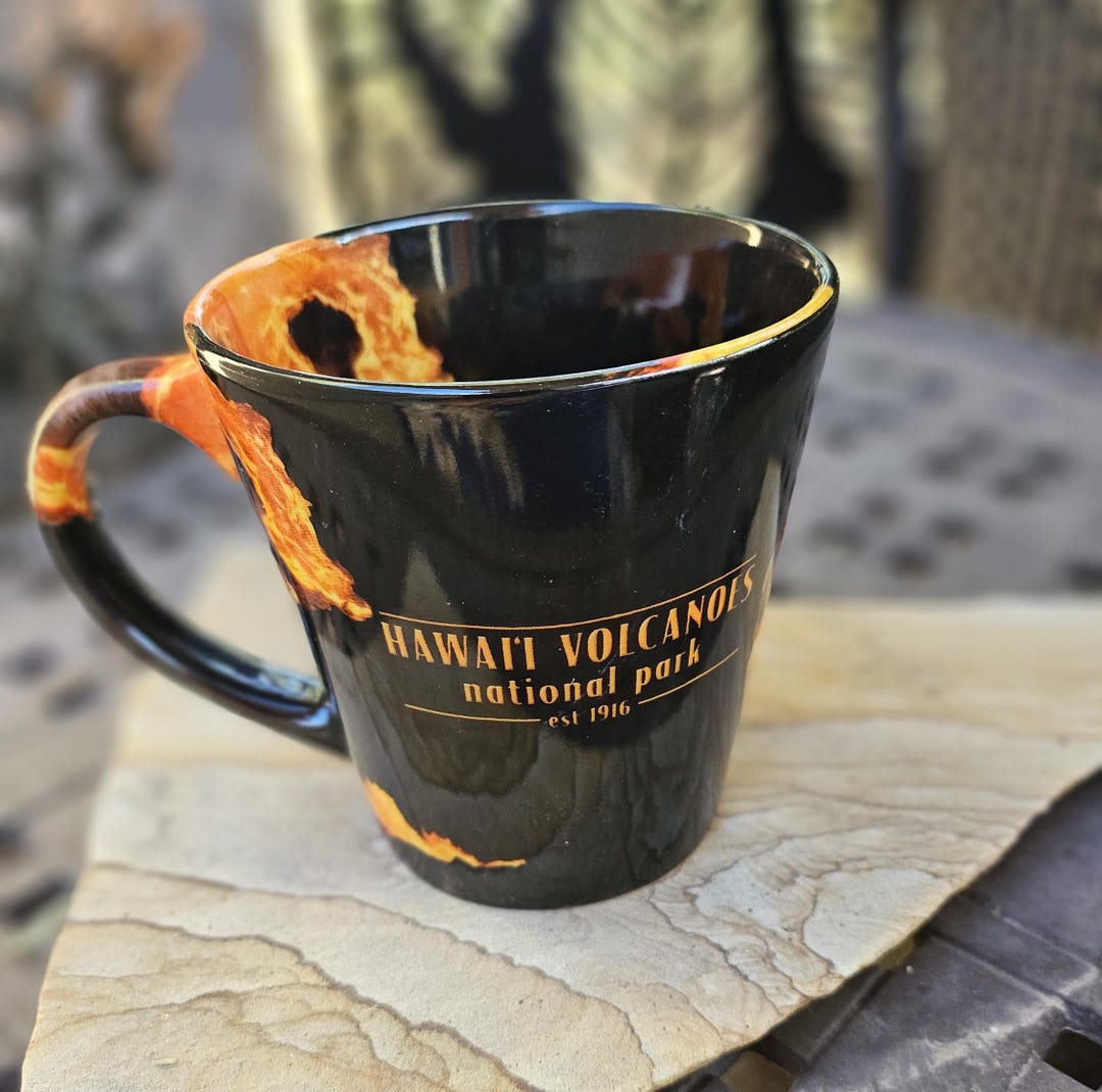 Hawaii Volcanoes National Park Coffee Mug; Vacation Souvenir Cup - Etsy