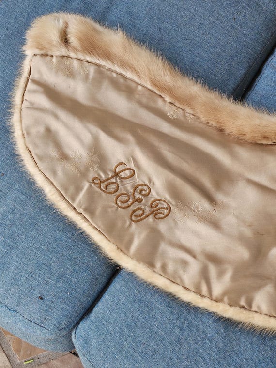 Vintage Adrian Thal Mink Fur Collar Shawl - Gem