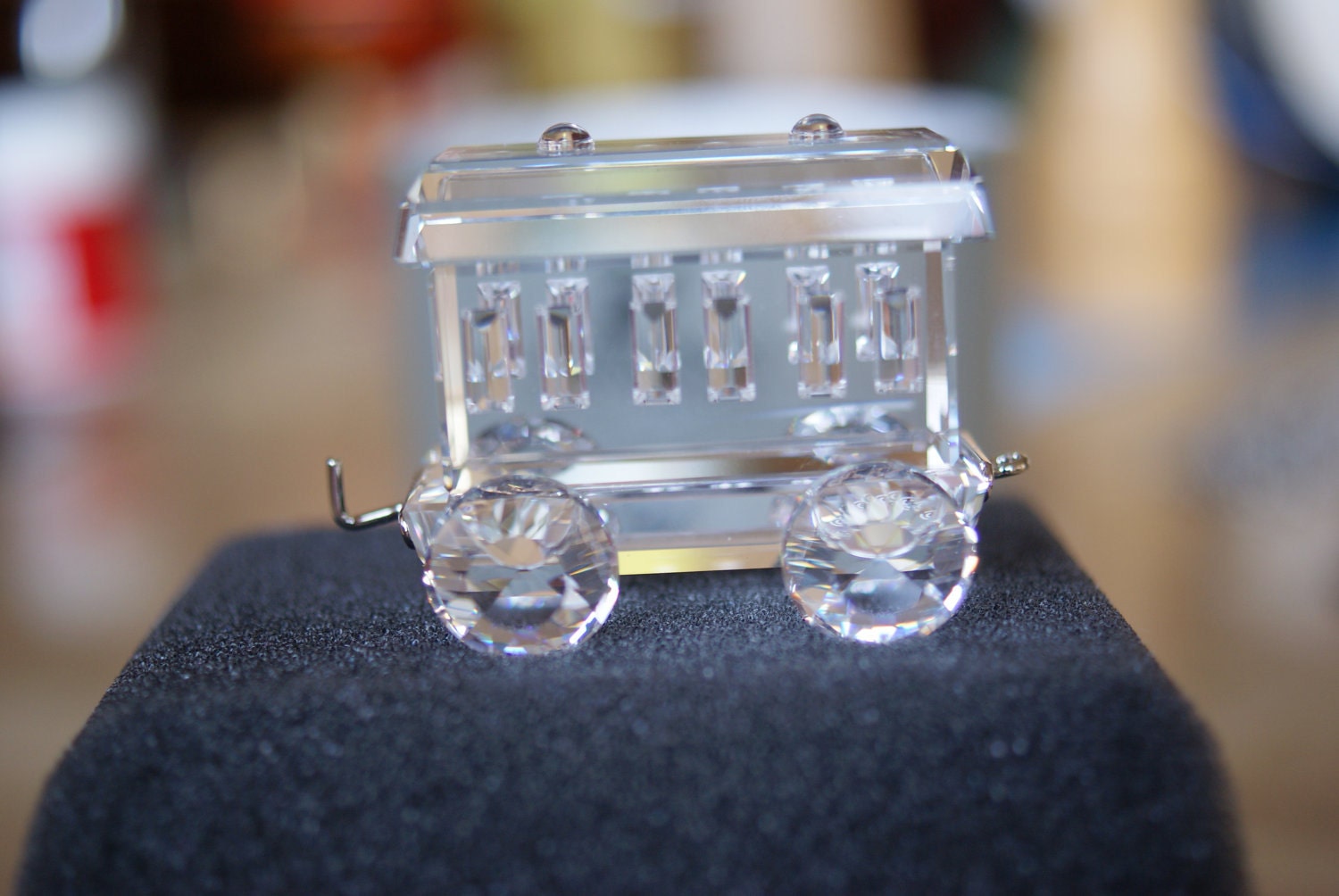 Swarovski Silver Crystal Wagon Train - Etsy