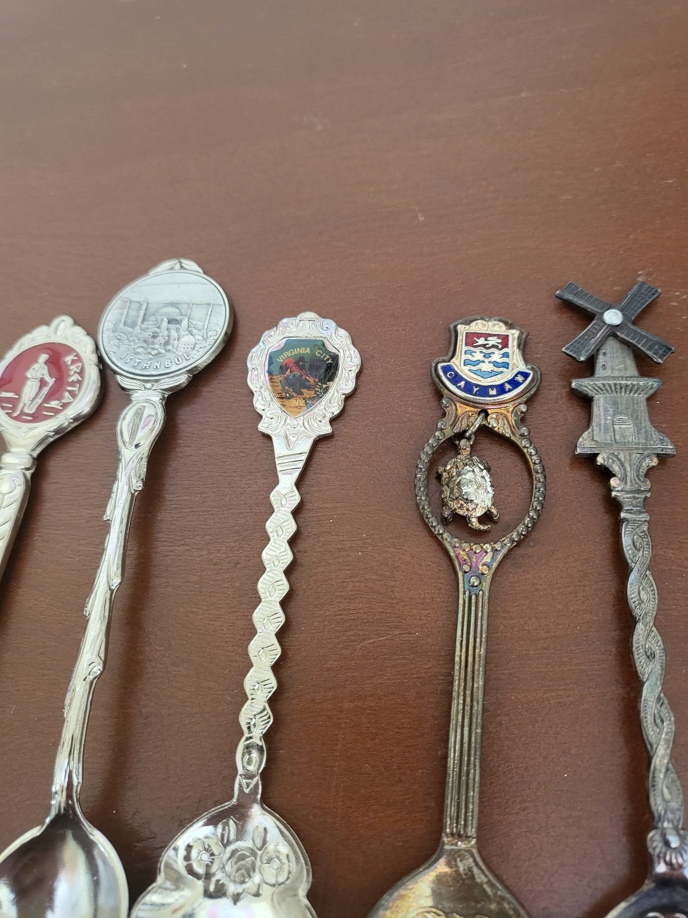 Vintage Souvenir Spoons Collectible Set of 5 Spoons: Kreta - Etsy