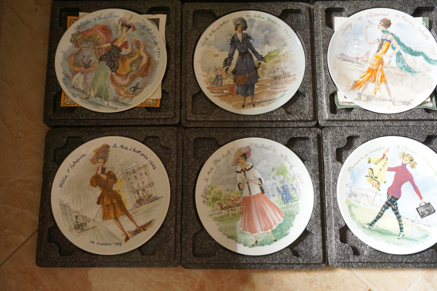 Women of the Century Set of 12 Plates Collectibles Plates - Etsy
