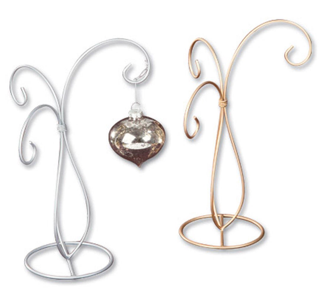 Gold or Silver 3 Arm Ornament Tree - Etsy