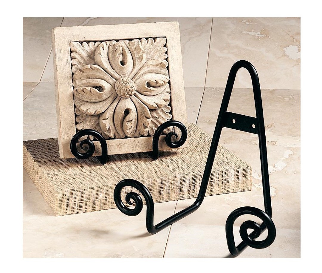 Decorative Wall or Tabletop Scroll Stand- Plate Holder - Book Holder ...