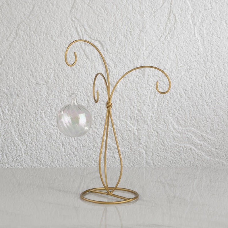 Gold or Silver 3 Arm Ornament Tree - Etsy