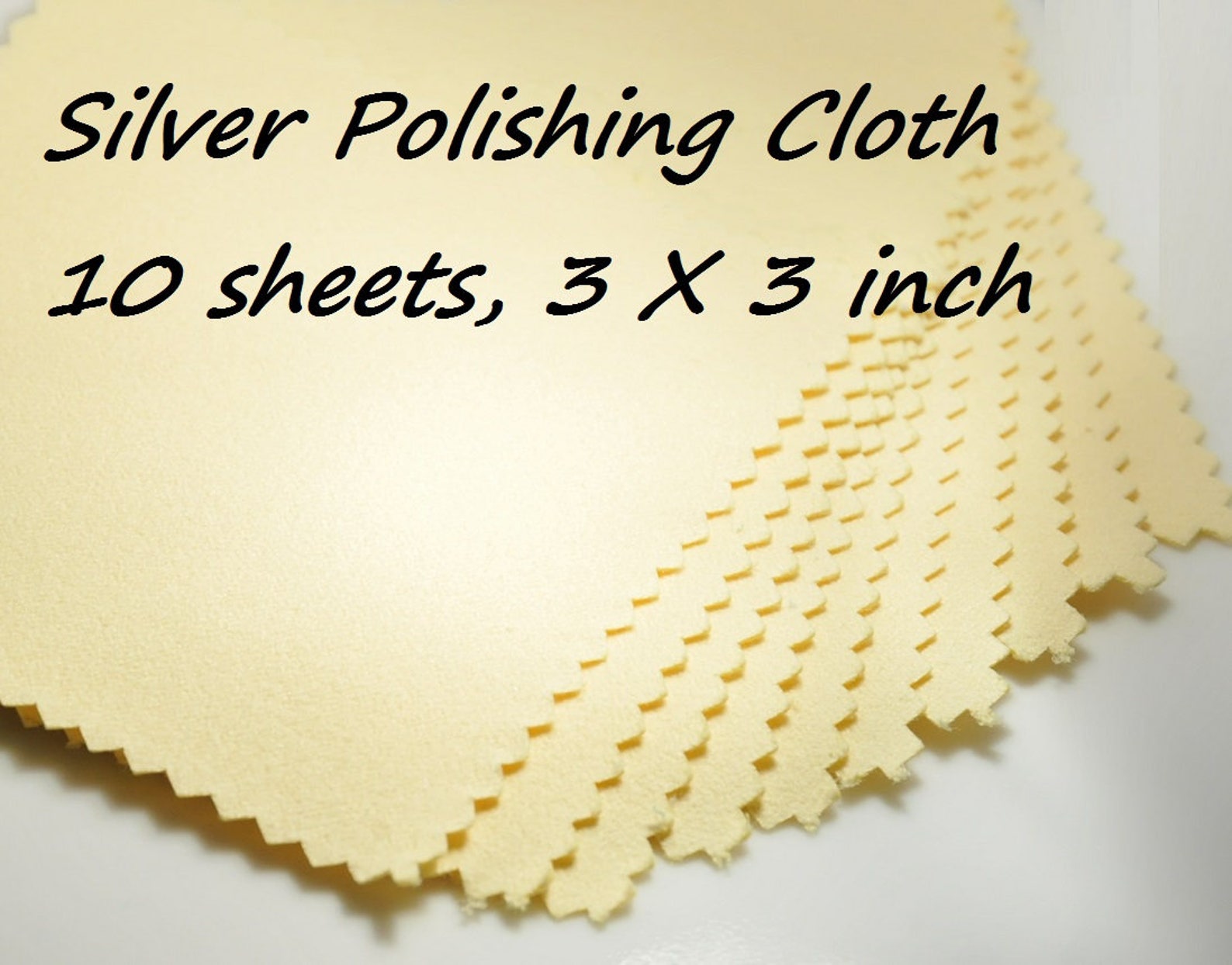 10 Sheets Silver Cleaning Cloth Silver Polishing Cloth 3x3 - Etsy