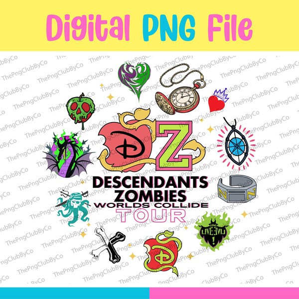 Descendants 4 Party Svg - Etsy