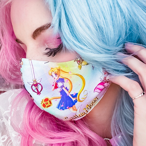 Sailor Moon Face Mask - Etsy