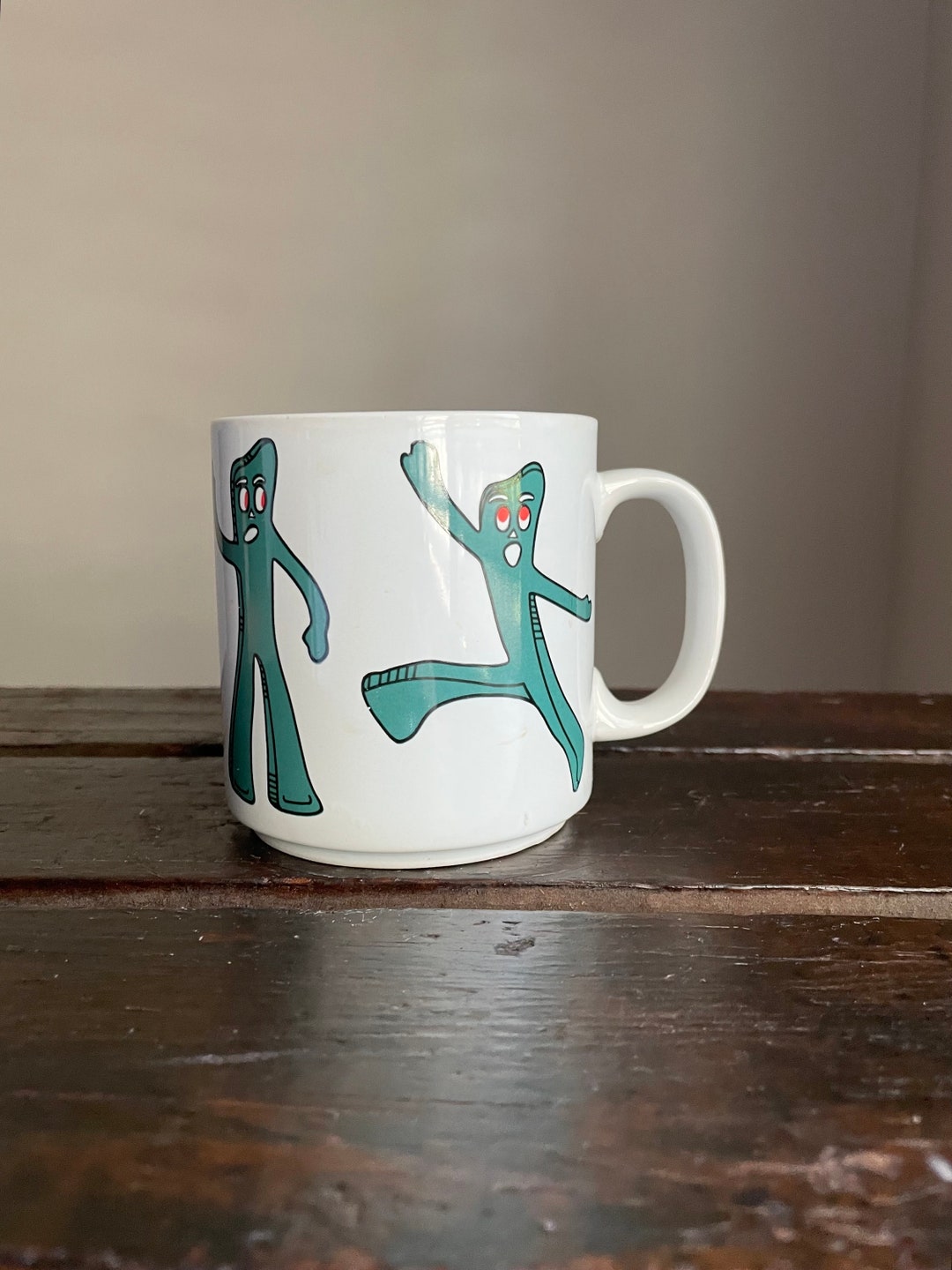 Vintage 1983 Gumby Art Clokey Mug - Etsy