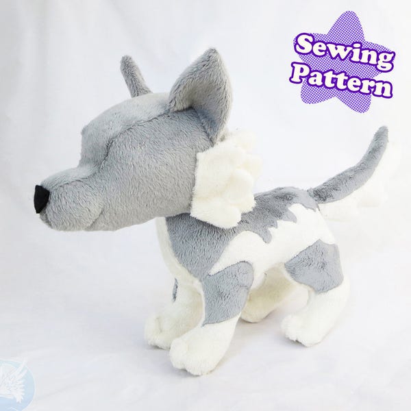 Wolf Plush Pattern - Etsy