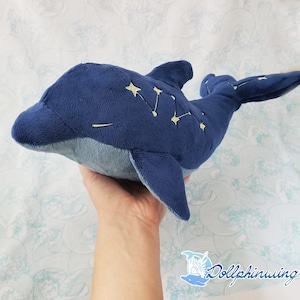 Dolphin Plushie Sewing Pattern PDF Download, Dolphin Plush Porpoise ...