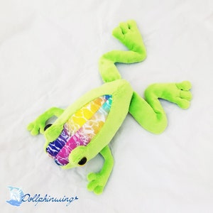 Tree Frog Plushie Sewing Pattern, Frog Stuffed Animal Plush Pattern ...