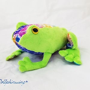 Tree Frog Plushie Sewing Pattern, Frog Stuffed Animal Plush Pattern ...