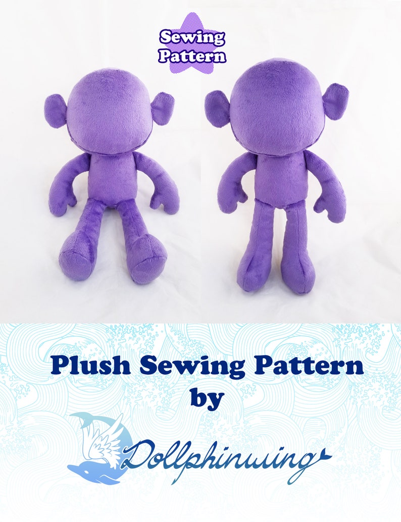 Sitting Chibi Plushie Doll Sewing Pattern PDF Pattern - Etsy Singapore