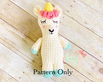 Llamacorn Plush - Etsy