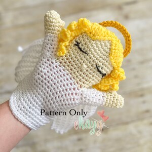 Crochet Pattern, Angel Hand Puppet, Angel Gabriel, the Nativity Story ...